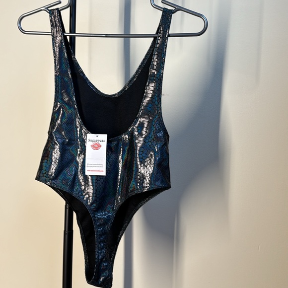 Dolls Kill | Swim | Iridescent Serpent Onepiece Sideboob Swimsuit ...